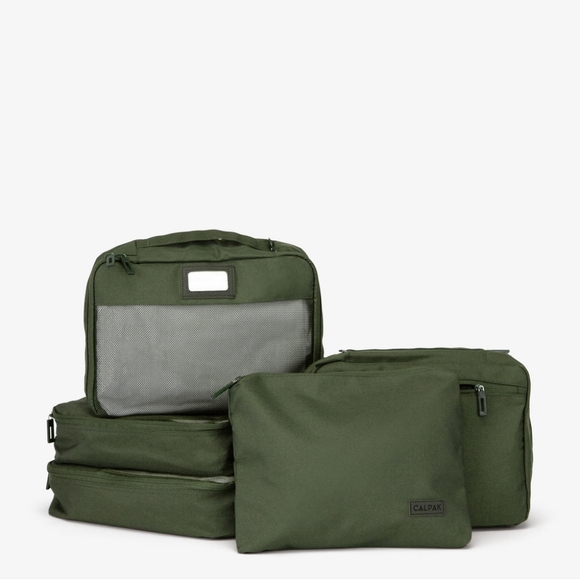 Calpak | Bags | Calpak 5 Piece Green Travel Packing Cubes Set | Poshmark